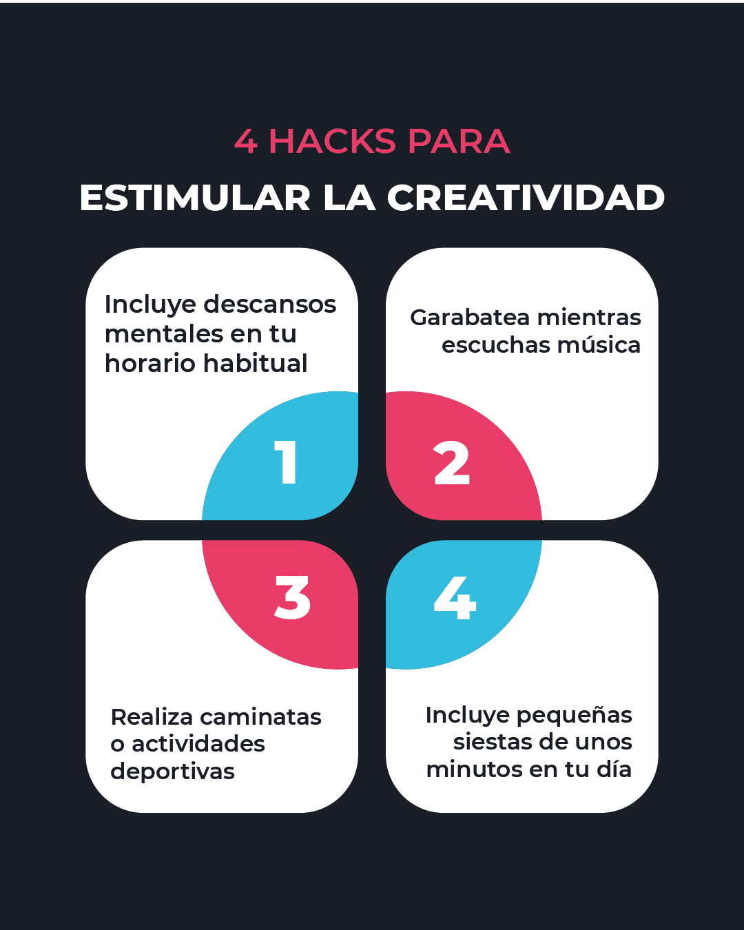 4 hacks para estimular la creatividad - Aloclick